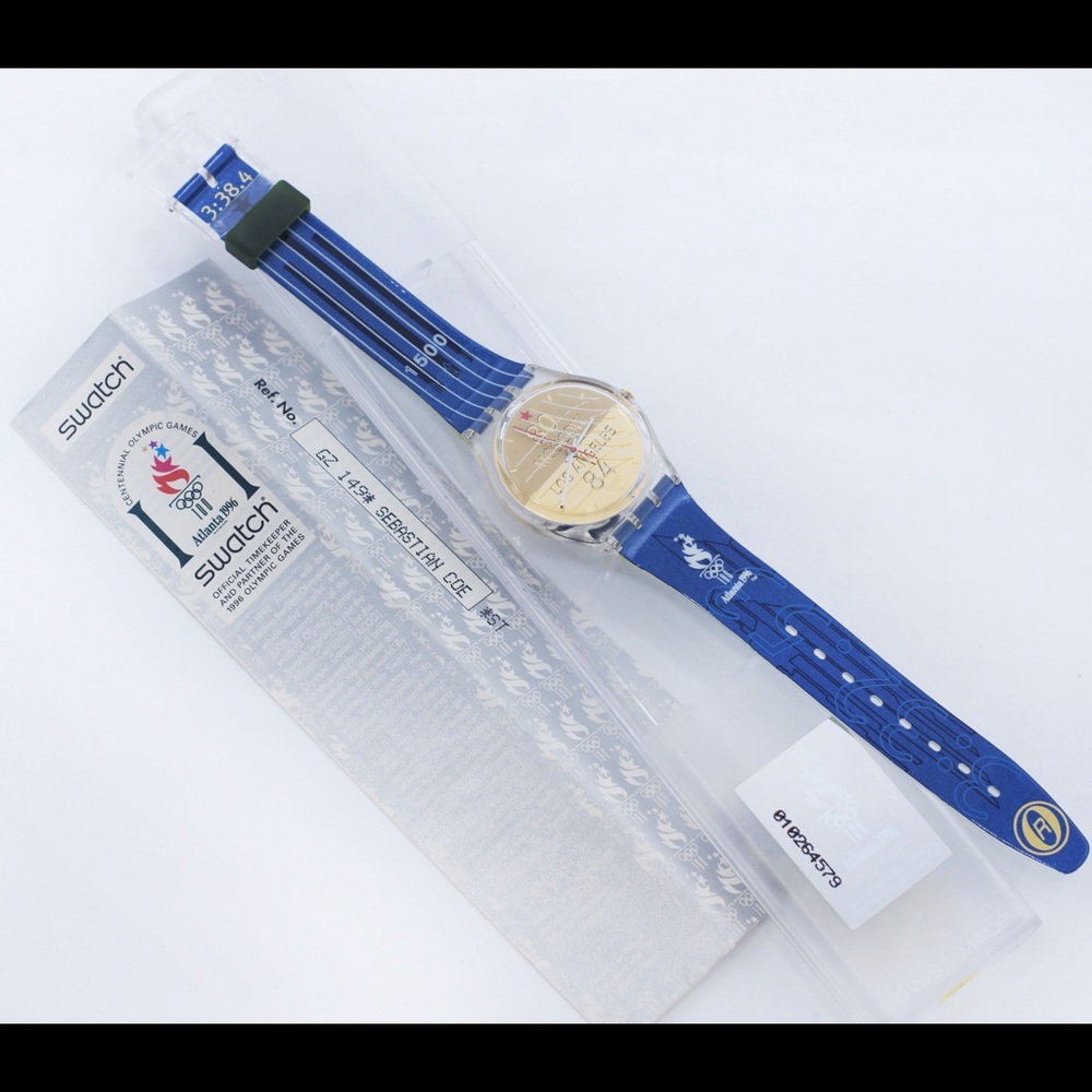 Swatch Ag 1995 Sebastian Coe Olympic Watch - Gem